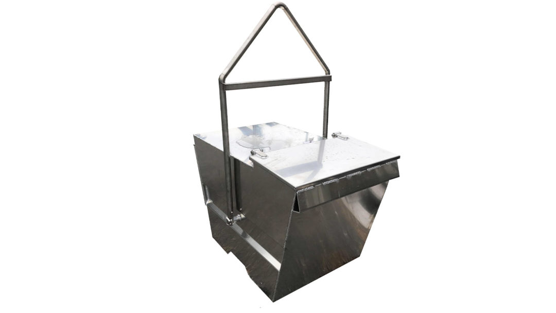 Dead fish tipping container - ScaleAQ